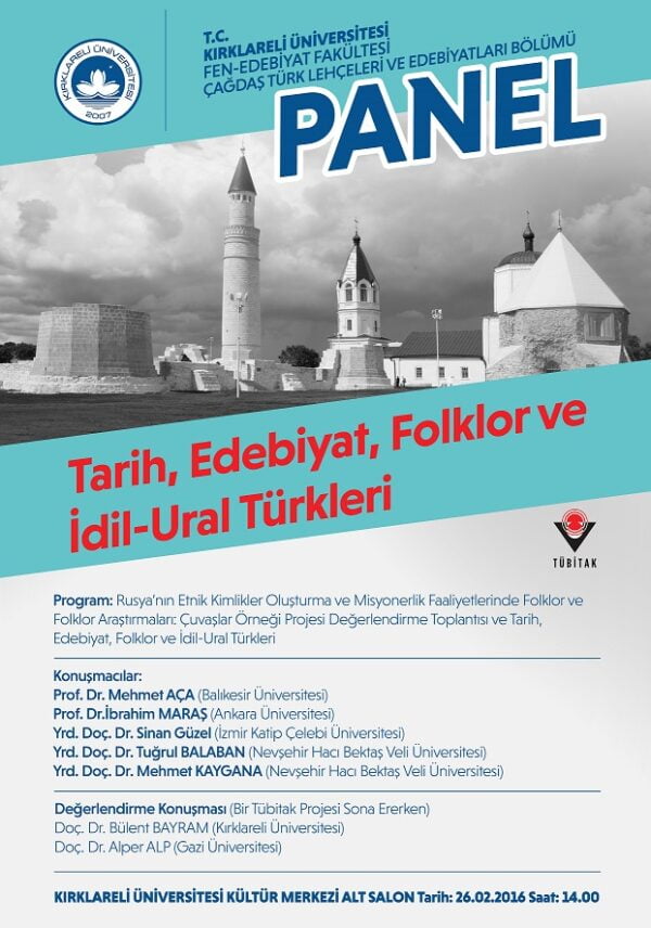 Tarih, Edebiyat, Folklor ve İdil-Ural Türkleri Paneli - Kırmızılar Tarih, Edebiyat, Folklor ve İdil-Ural Türkleri Paneli - Kırmızılar